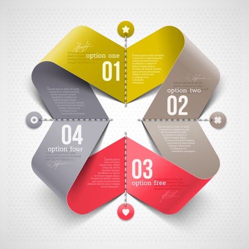 Infographics design template Royalty Free Vector Image