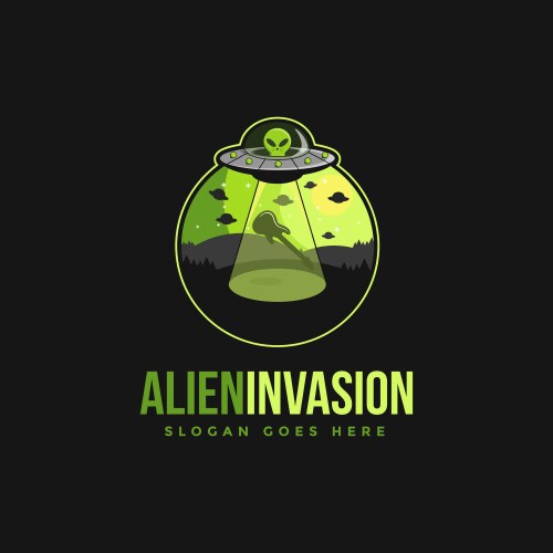 Alien Silhouette Vector Images (over 8,500)
