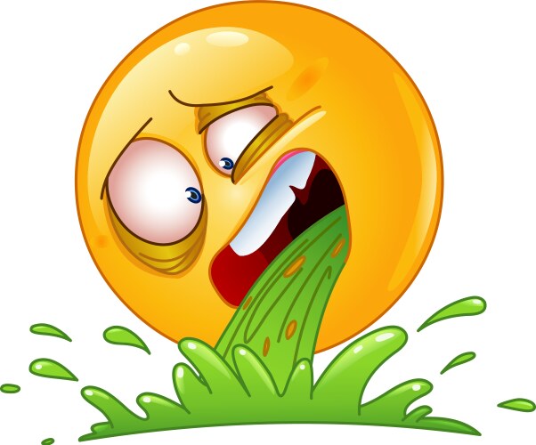 Farting emoticon Royalty Free Vector Image - VectorStock