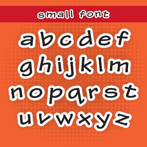 Alphabet line transparent color font style Vector Image