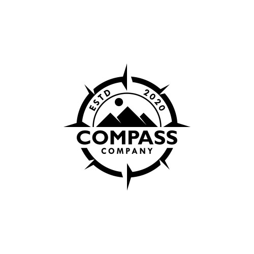 Compass Mountain and River Vector Images (over 580)