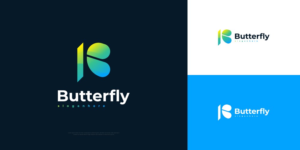 Butterfly B Logo Vector Images (over 270)