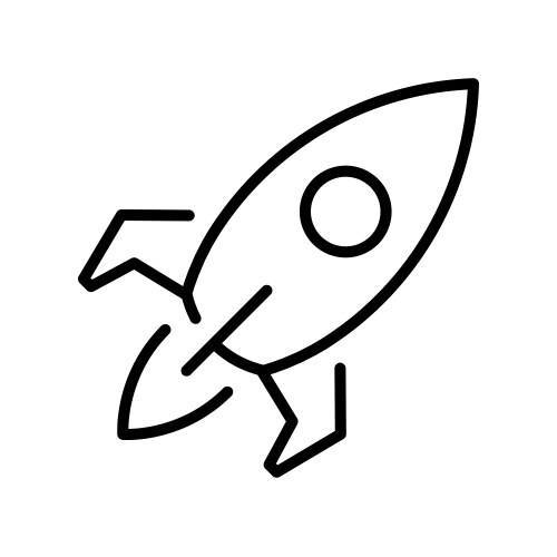 Rocket icon Royalty Free Vector Image - VectorStock