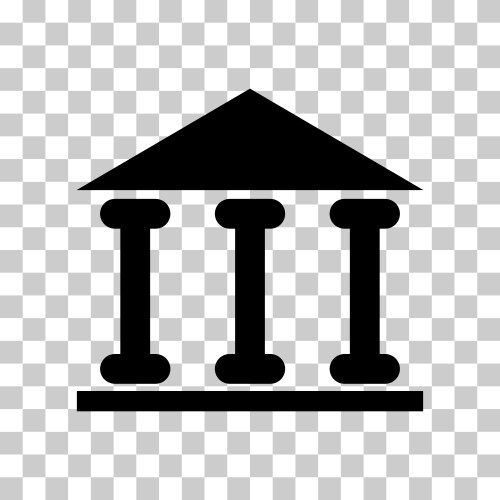 Building university architecture icon museum Vector Image