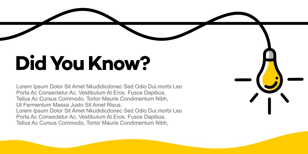 Did You Know Template Vector Images (over 900)