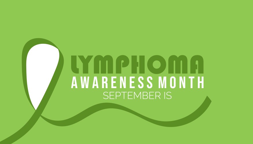 World lymphoma awareness day Royalty Free Vector Image
