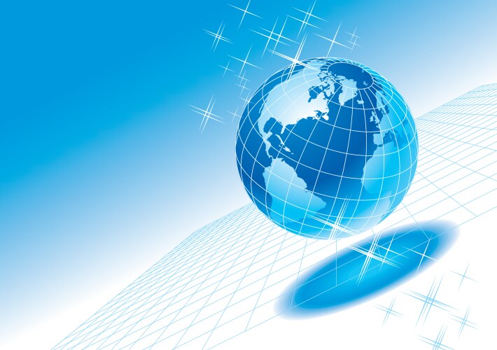 World maps and globe Royalty Free Vector Image