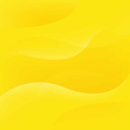 Simple clean fresh yellow wave background design Vector Image