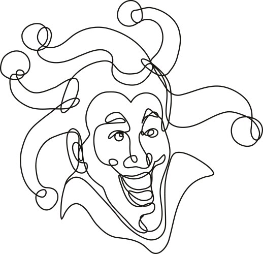 Sheep head from front cartoon style Royalty Free Vector