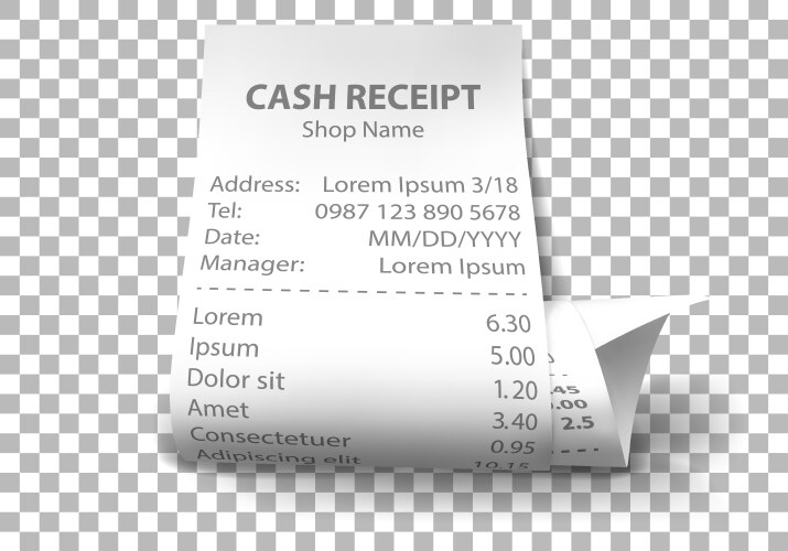 Receipt Vector Images (over 37,000)