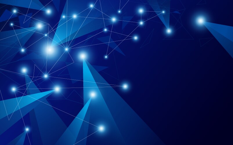 Abstract Global Network Connection Background Vector Image