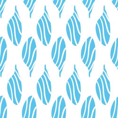 Abstract water drop shapes seamless pattern Vector Image