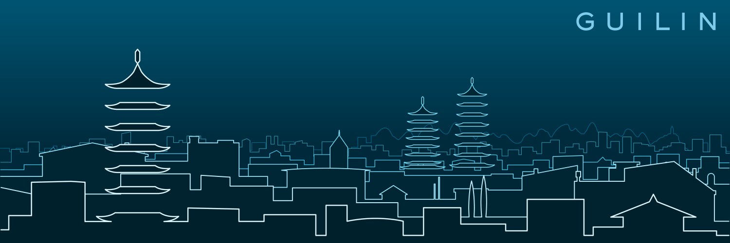 Guilin China Landmarks Vector Images (31)