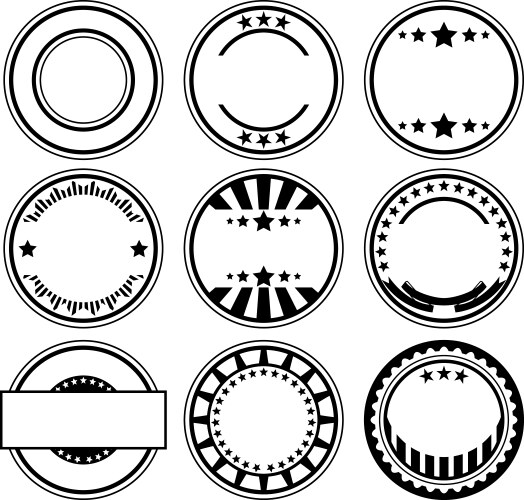 Grunge stamps Royalty Free Vector Image - VectorStock