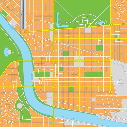 Generic Street Map Vector Images (over 420)
