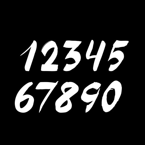 Graffiti Numbers Vector Images (over 4,400)
