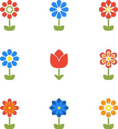 Simple Flower Vector Images (over 240,000)