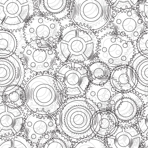 Metallurgical seamless pattern Royalty Free Vector Image