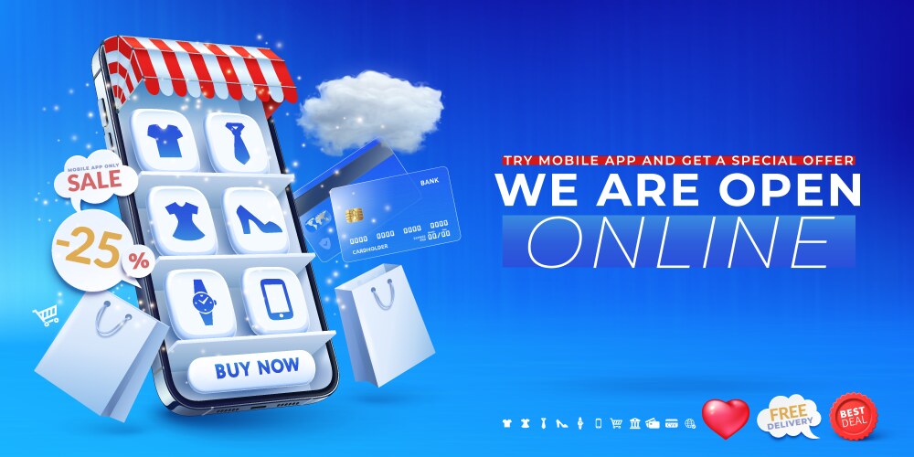 Online Shop Background Vector Images (over 100,000)