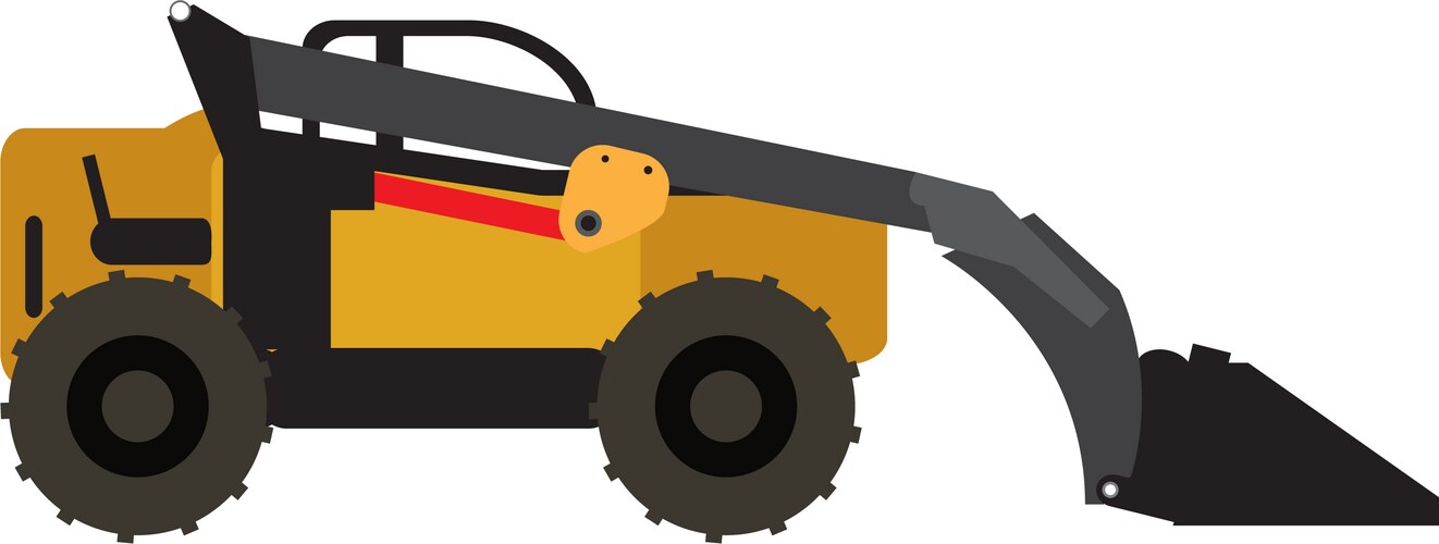 Wheel loader icon Vector Images & Graphics for Commercial Use | VectorStock