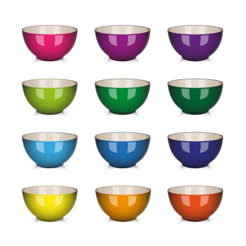 Colorful bowls Royalty Free Vector Image - VectorStock