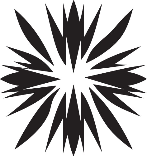 Boom - minimalist and simple silhouette Royalty Free Vector