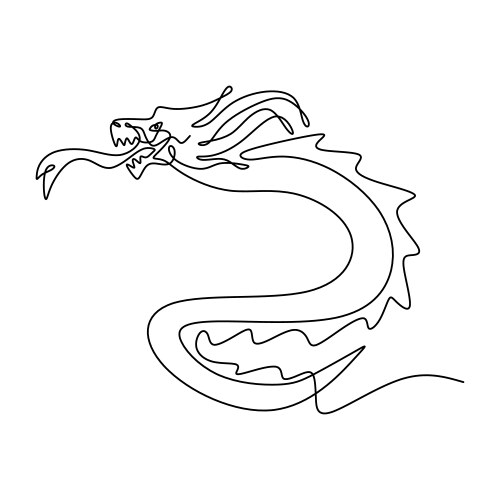 Dragon One Line Vector Images (over 480)