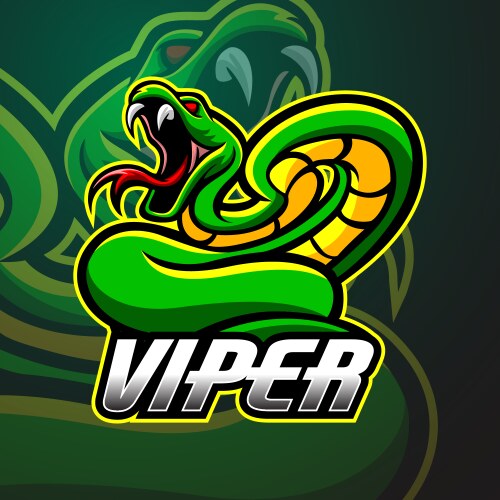Viper Mascot Sport Logo Royalty Free Vector Image