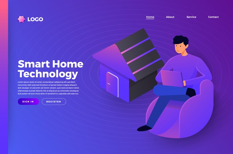 Digitalization isometric composition Royalty Free Vector