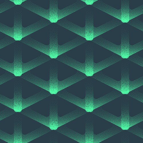 Futuristic sci-fi grid seamless pattern trendy Vector Image