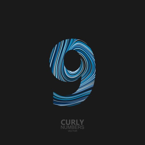 Number 9 Vector Images (over 19,000)