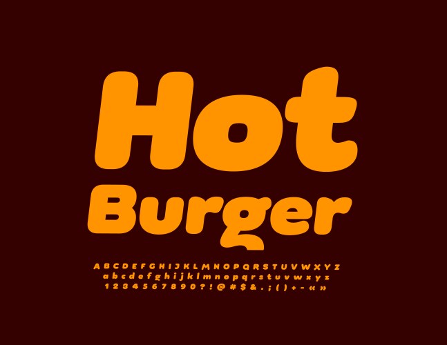 Burger Font Vector Images (over 520)