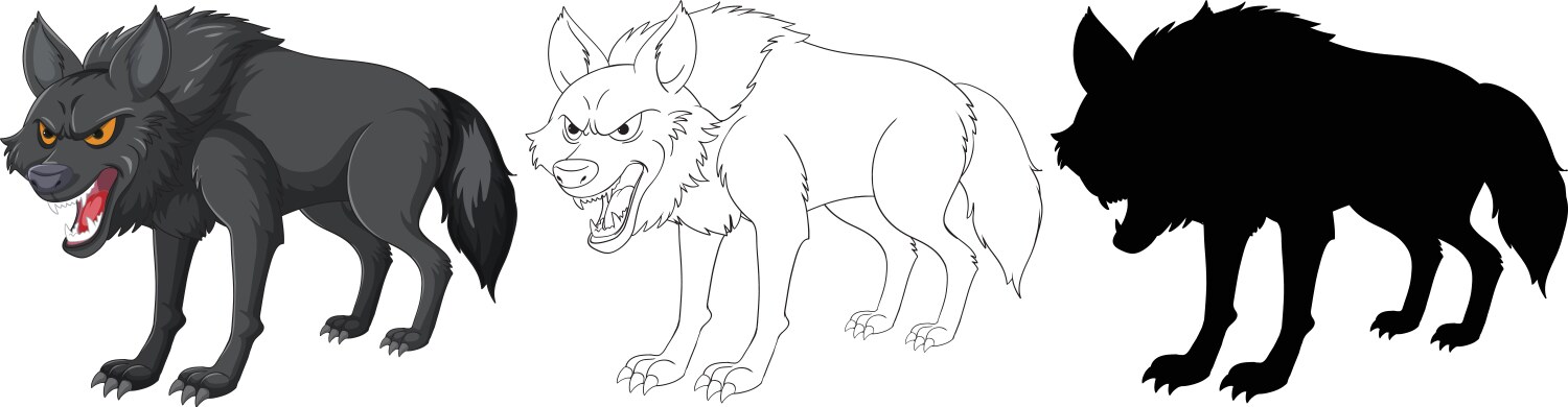 Wolf Outline Vector Images (over 5,700)
