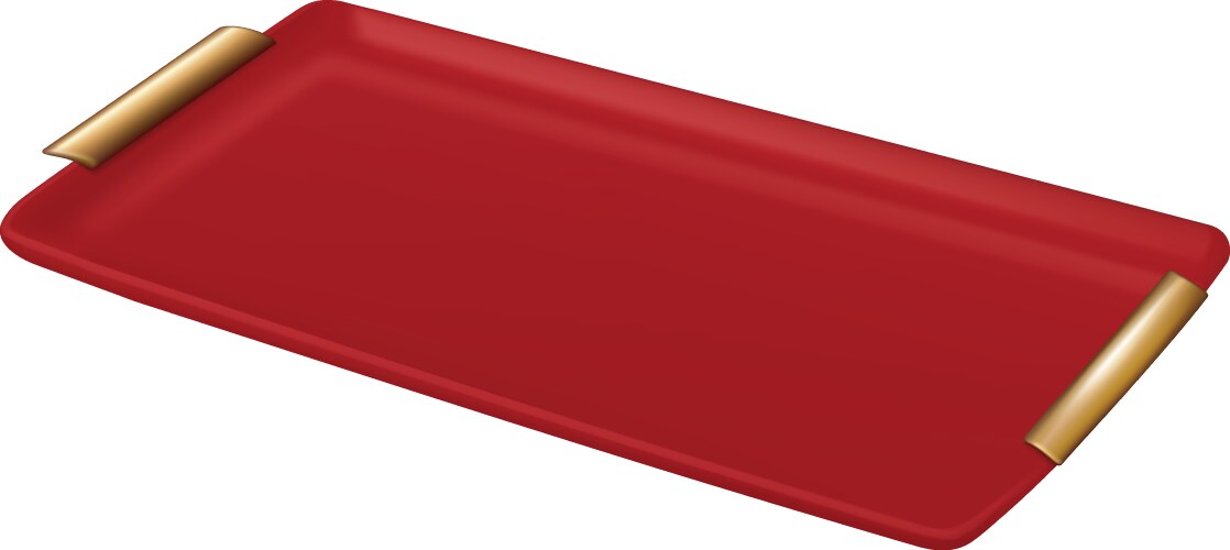 Serving tray Royalty Free Vector Image - VectorStock