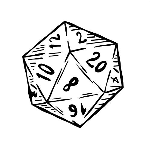 20 Sided Dice Vector Images (over 200)