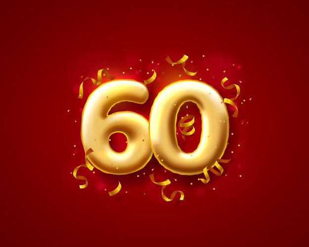 60th Birthday Vector Images (over 3,800)