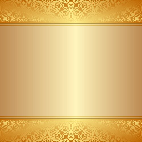 Golden vintage background Royalty Free Vector Image