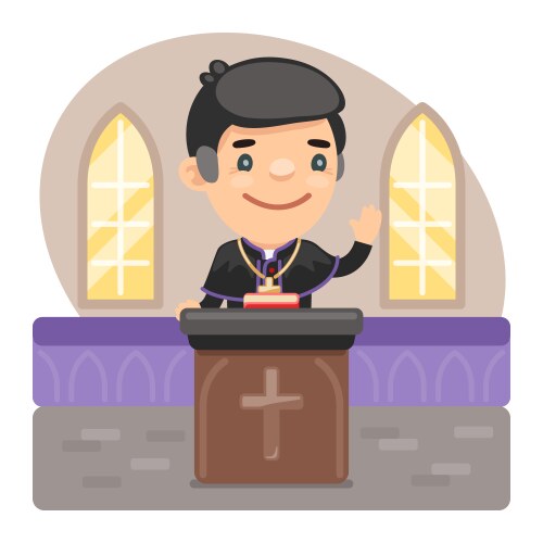 Catholic Priest Cartoon Vector Images (over 870)