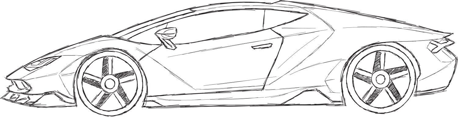 Cars Lamborghini Vector Images (98)