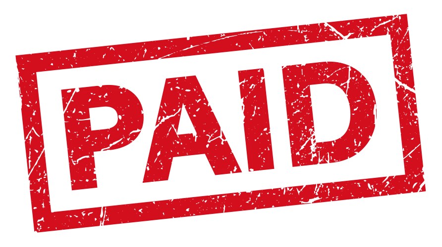 Paid Stamp Vector Images (over 2,600)