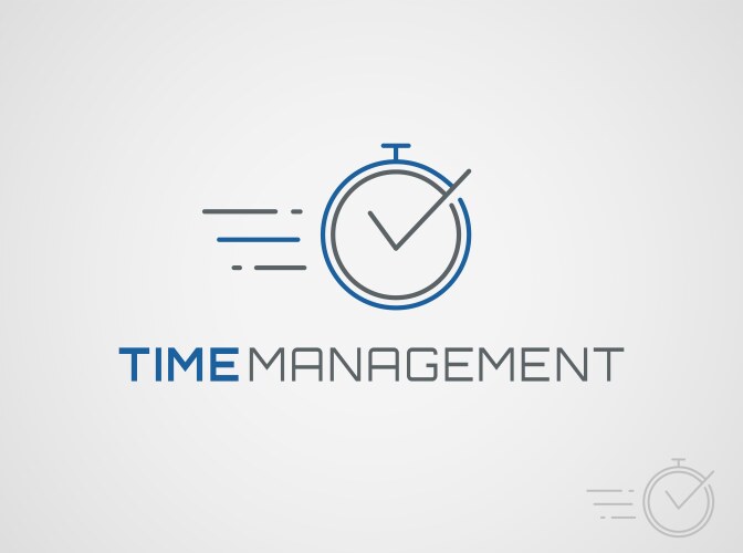 Time management notification bell and restaurant Vector Image