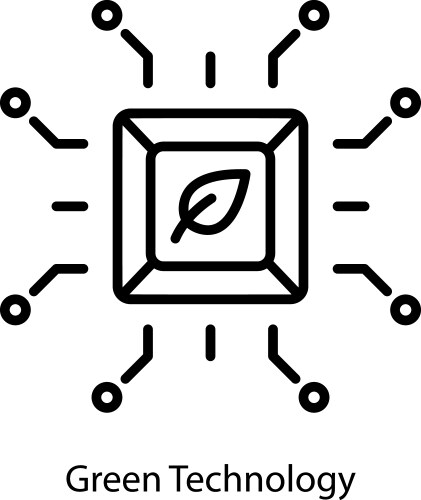 Green building Royalty Free Vector Image - VectorStock