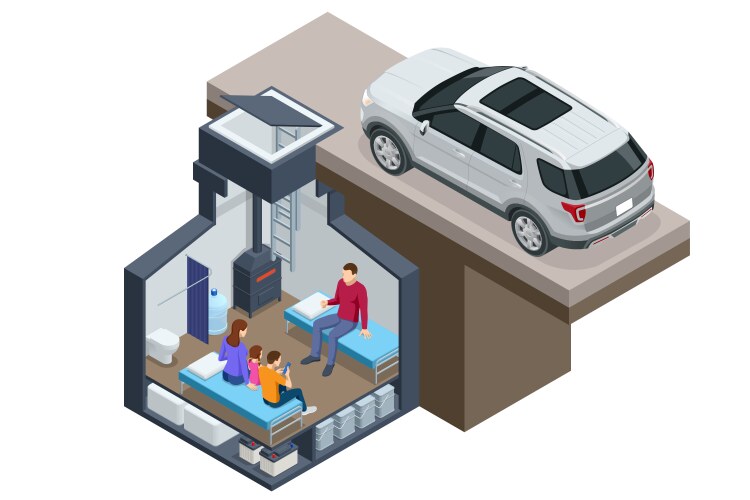 Wwi isometric city Royalty Free Vector Image - VectorStock