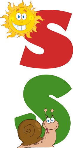 Cartoon snail Royalty Free Vector Image - VectorStock