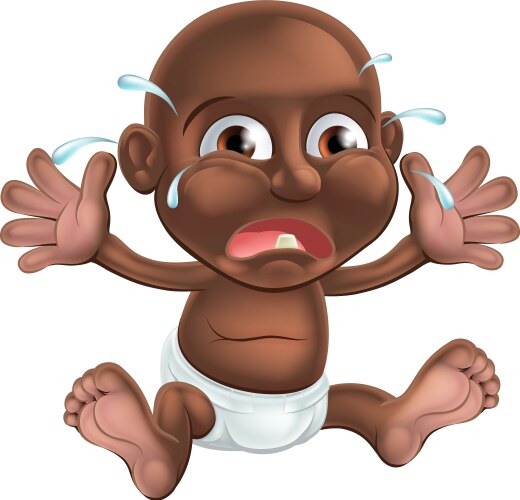 Happy cartoon buffalo Royalty Free Vector Image