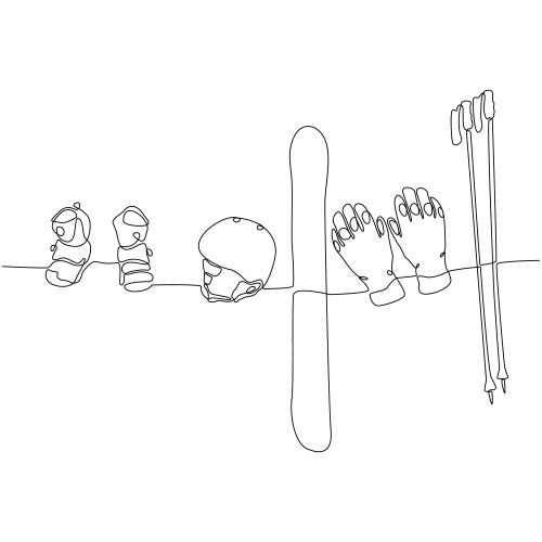 Drawing Ski Vector Images (over 5,100)