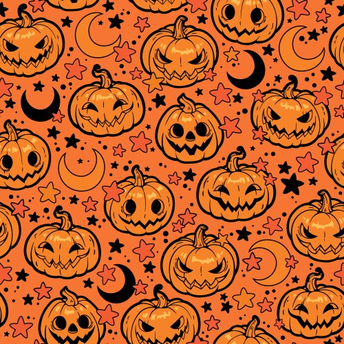Halloween Background Black Orange Vector Images (over 65,000)