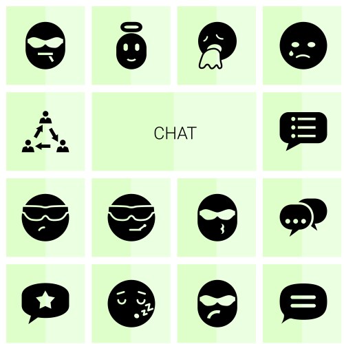 Laughing emoticon chat emoji with wide smile Vector Image