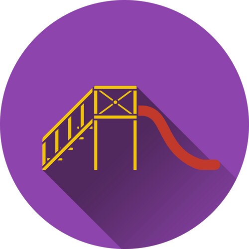 Children slide icon Royalty Free Vector Image - VectorStock