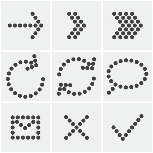 Color dots game for children spaceship Royalty Free Vector